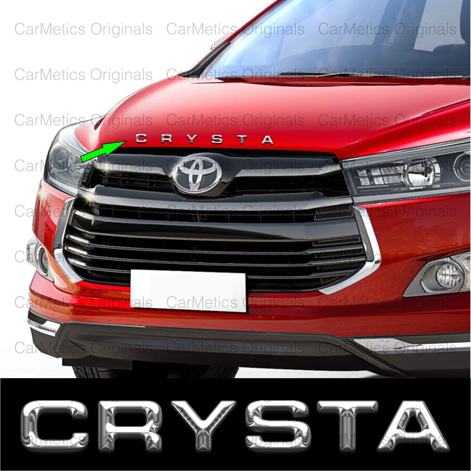 Carmetics Crysta 3d Letters 3d Stickers 3d Logo 3d Emblem | Desertcart OMAN