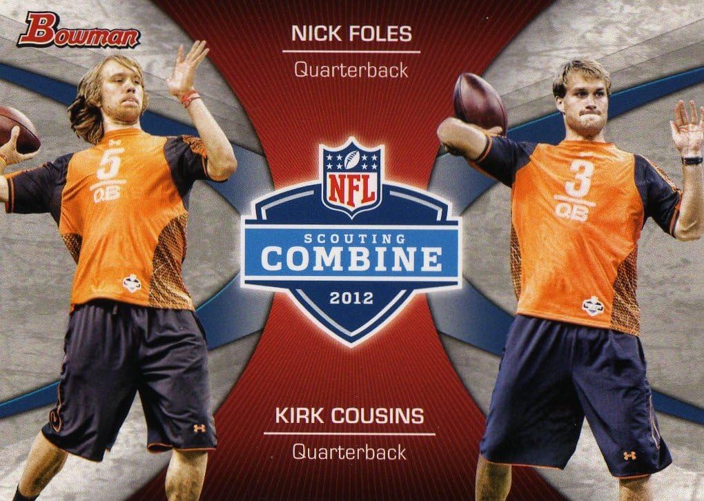 2012 Bowman Scouting Combine #Cc-fc Nick Foles /Kirk Cousins at Amazon ...
