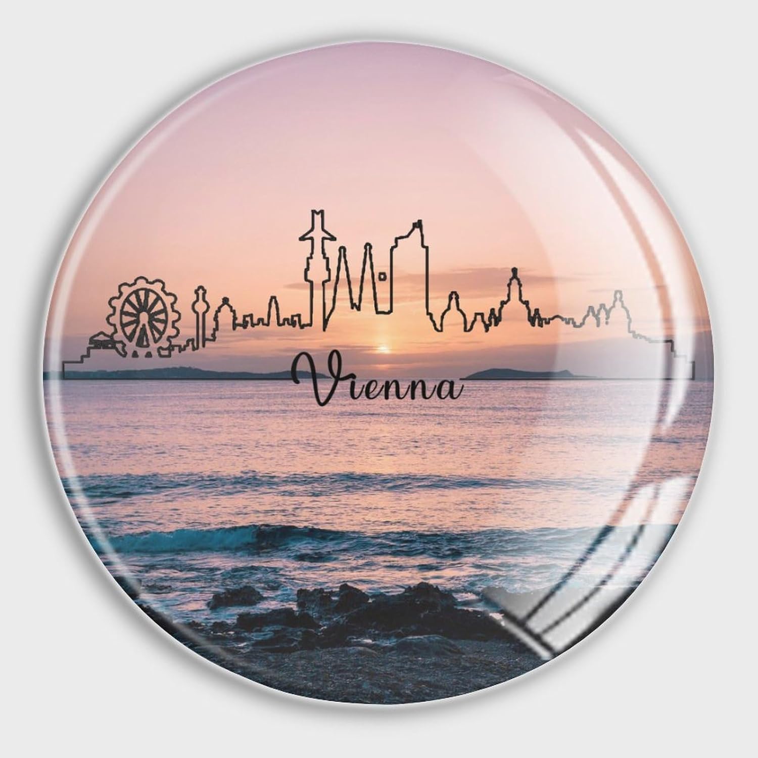 Evans1nism Magnets Refrigerator Glass Cute Magnets Austria Vienna ...