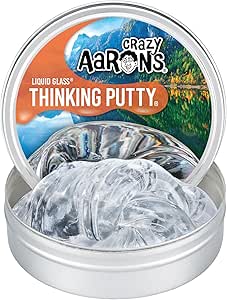 Amazon.com: Crazy Aaron's Liquid Glass Thinking Putty 4 Inch Tin (3.2 ...