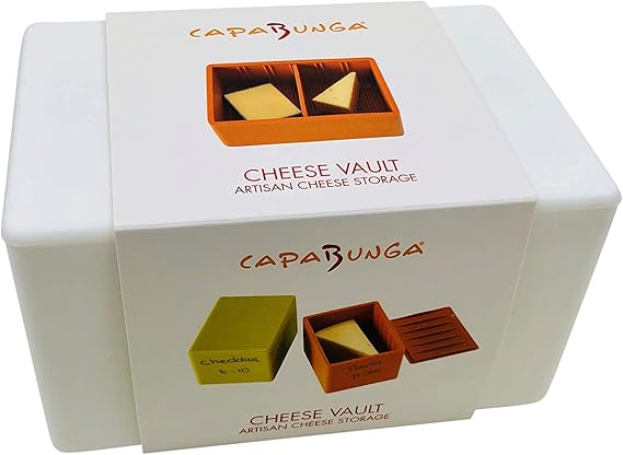 Amazon.com: CapaBunga Cheese Vault with Divider - Reusable Artisan ...