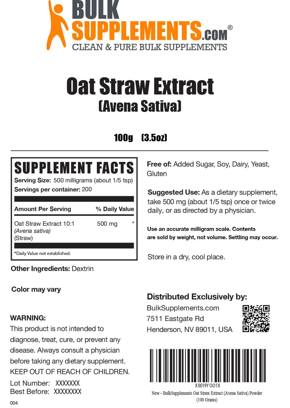 Oat Straw Extract