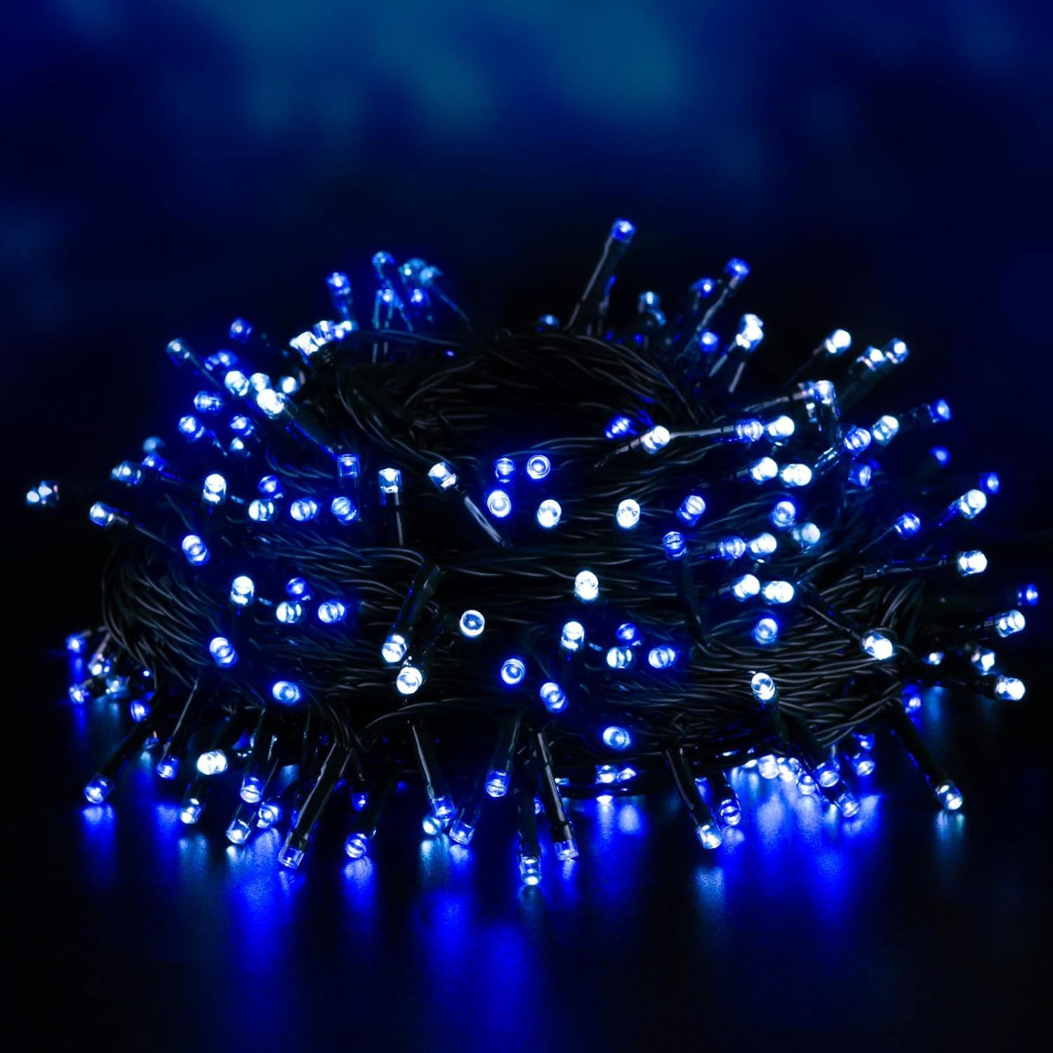 Elegear 40M Battery Operated Christmas Lights with Timer 300LED Outdoor ...