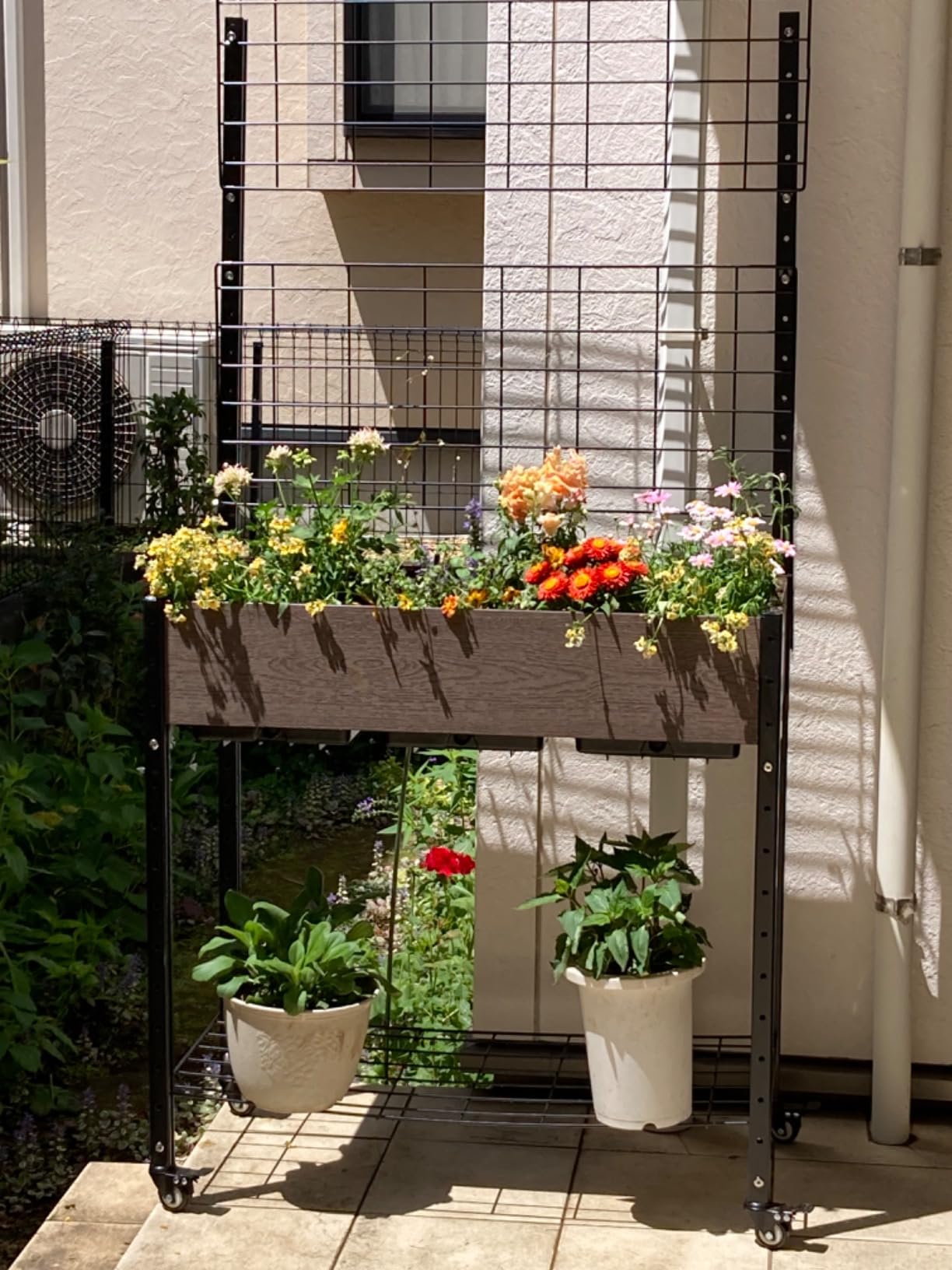 Amazon.co.jp: (これはアクセサリーであり、個別に使用できません) Everbloom エバーブルーム 91cm棚組み立てキット 幅91 x 高さ84 T333615K2 植え鉢 ...