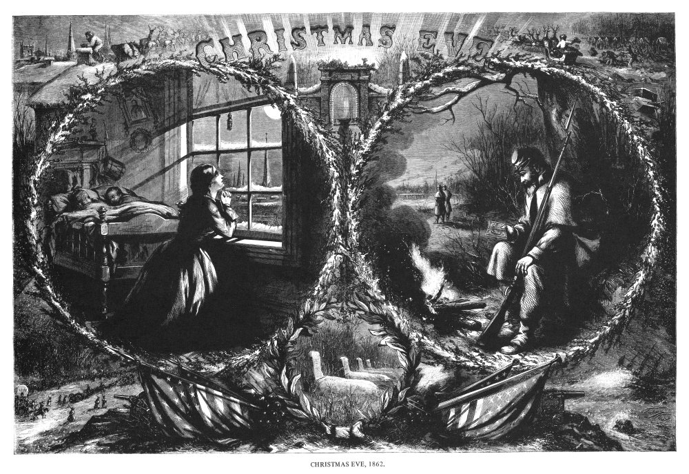 Civil War Nast Christmas Illustrations