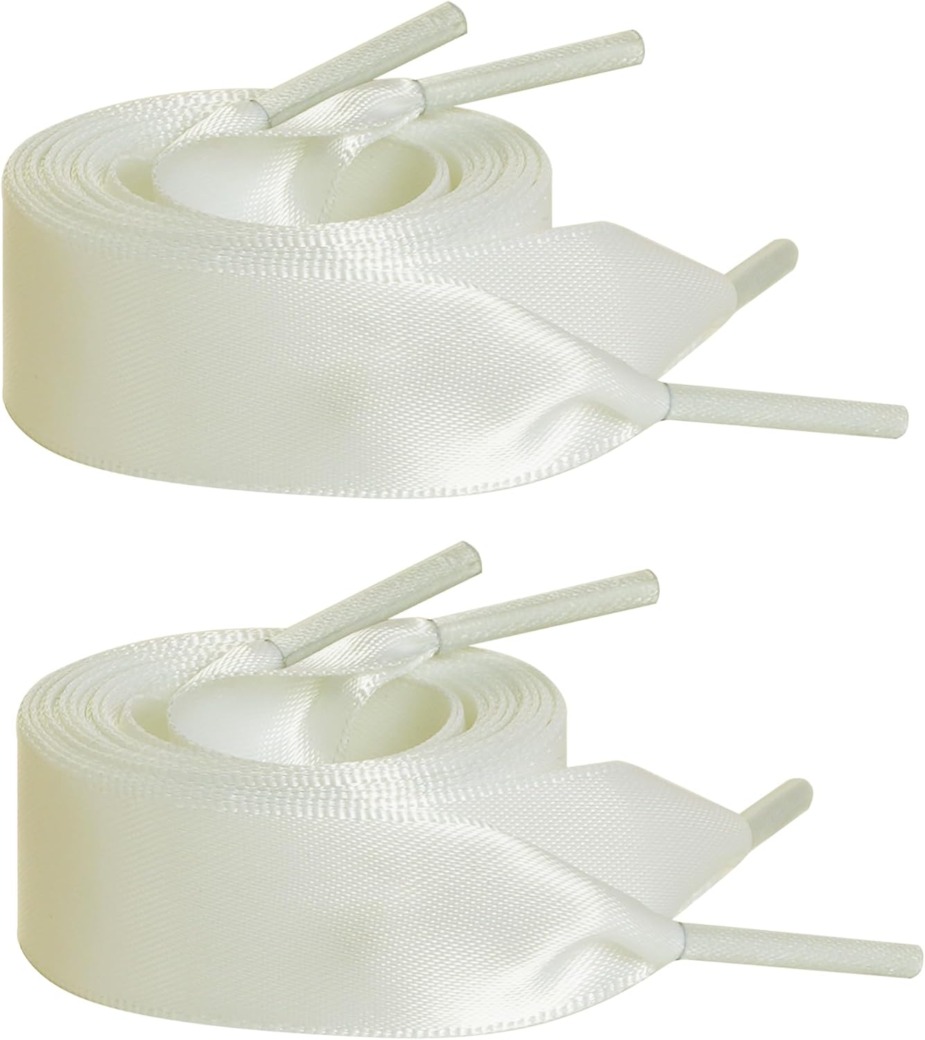 Amazon.com: Marrywindix 2 Pairs 47" Flat Satin Ribbon Shoelaces Beige ...
