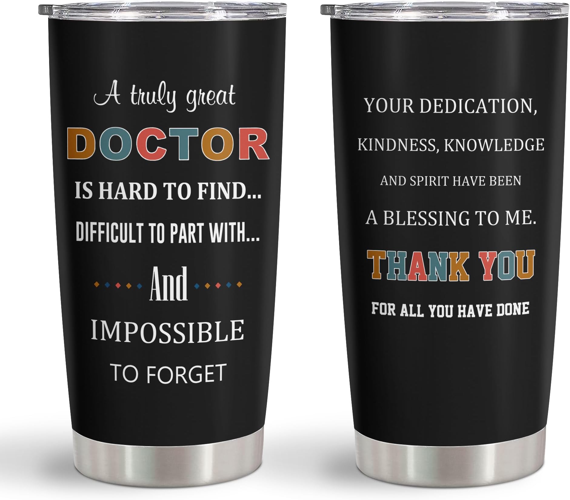 Amazon.com | wowcugi Doctor Day Gifts Nutrition Facts Tumbler 20oz 30oz ...
