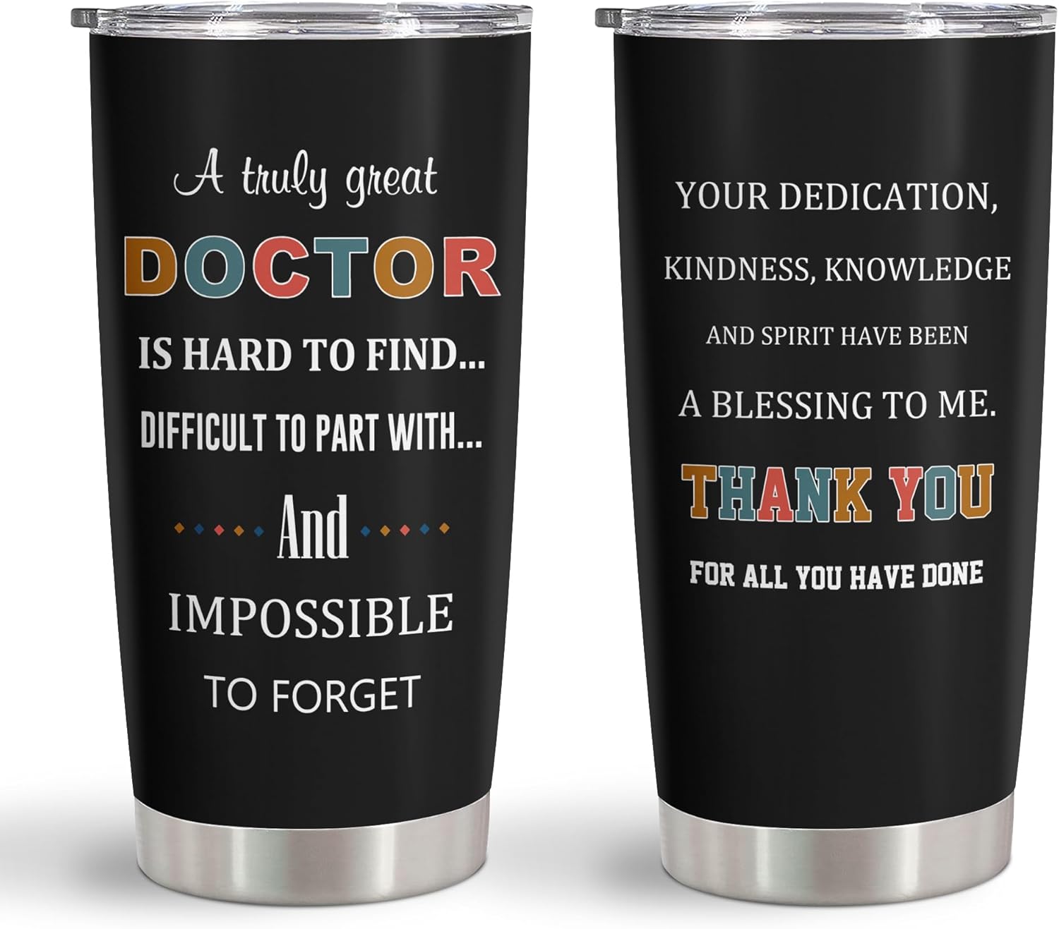 Amazon.com | Qatdey Doctor Gifts Tumbler 20oz, Doctor Appreciation ...