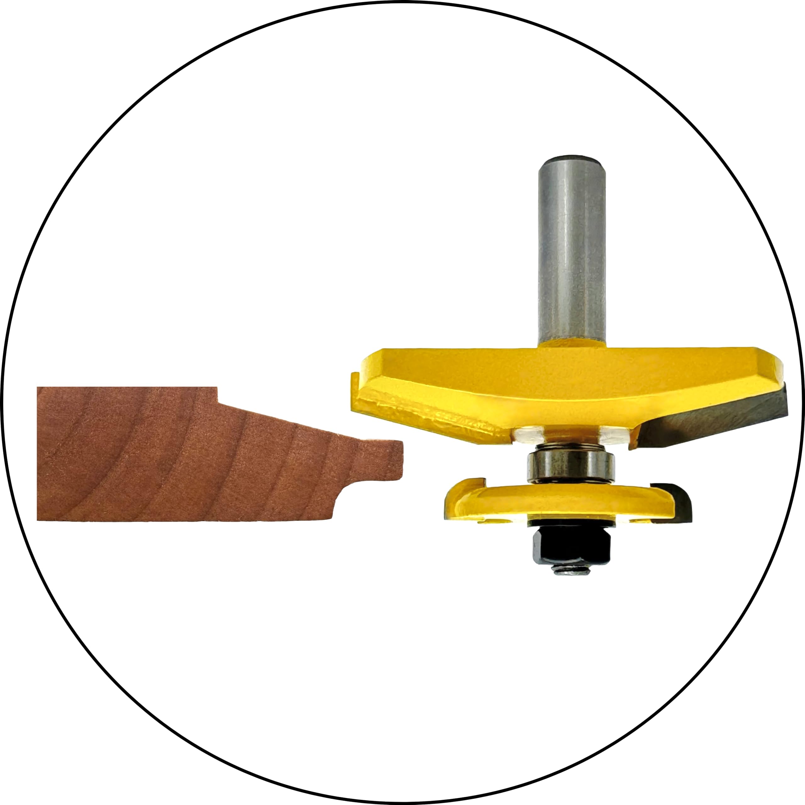 Window Sash Router Bit Set Raised Panel Router Bits MABCO 3-Piece ...