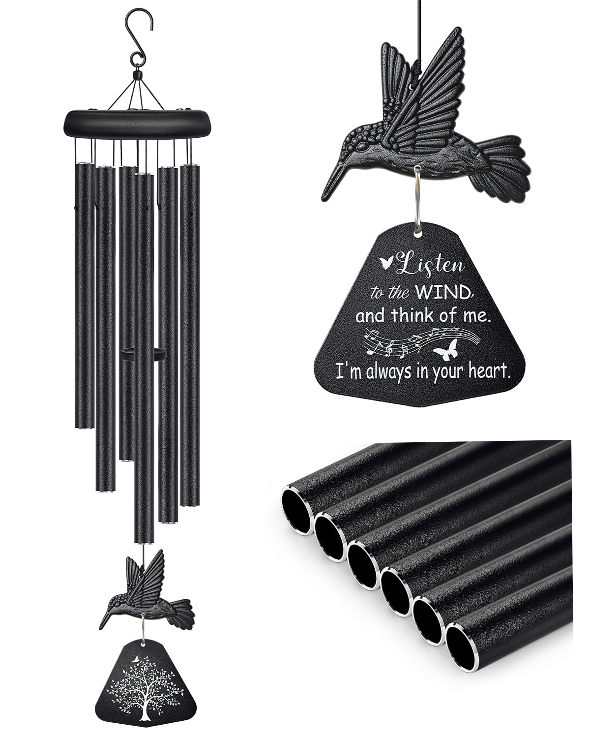 Snapklik.com : Memorial Wind Chimes For Outside, Sympathy For Loss Of ...
