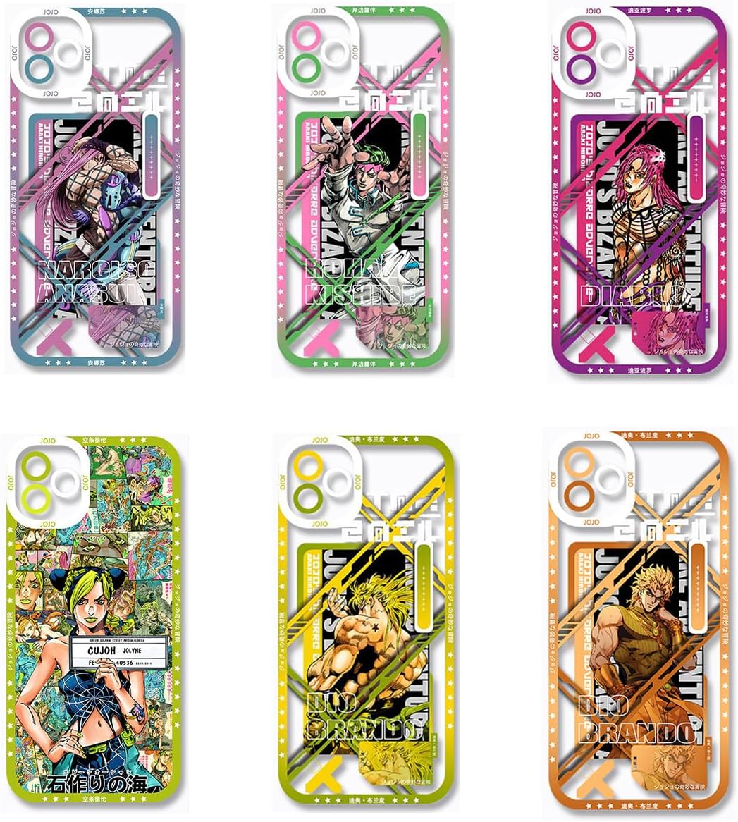 Amazon.com: JoJo's Bizarre Adventure Phone Case for iPhone 15 Series ...