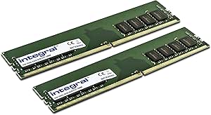Integral 32GB (2x 16GB) DDR4 RAM 3200MHz PC4-25600 DIMM Desktop ...