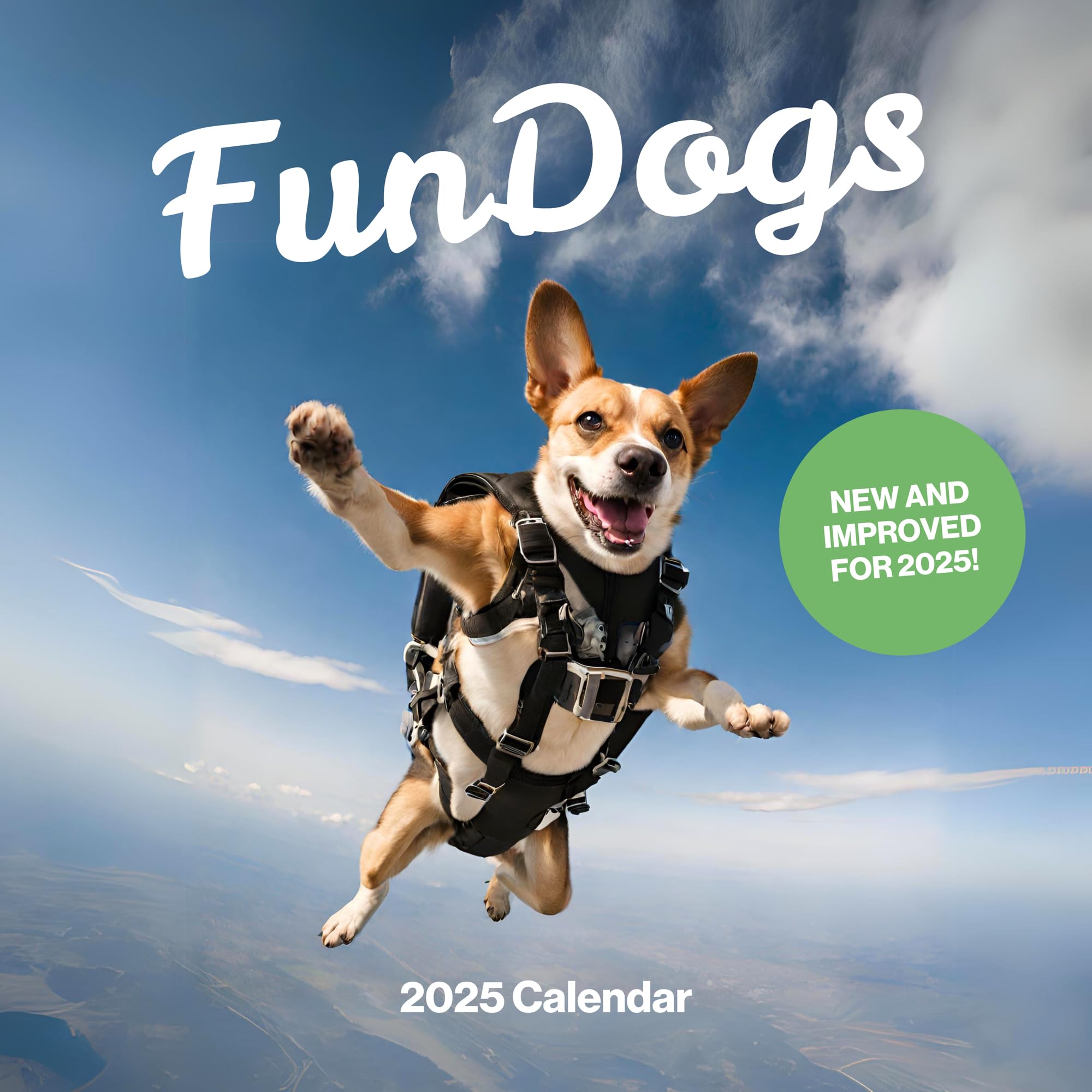 Fun Dogs Dog Calendar 2025 – Large 12 Month 2025 Calendar Month to View ...