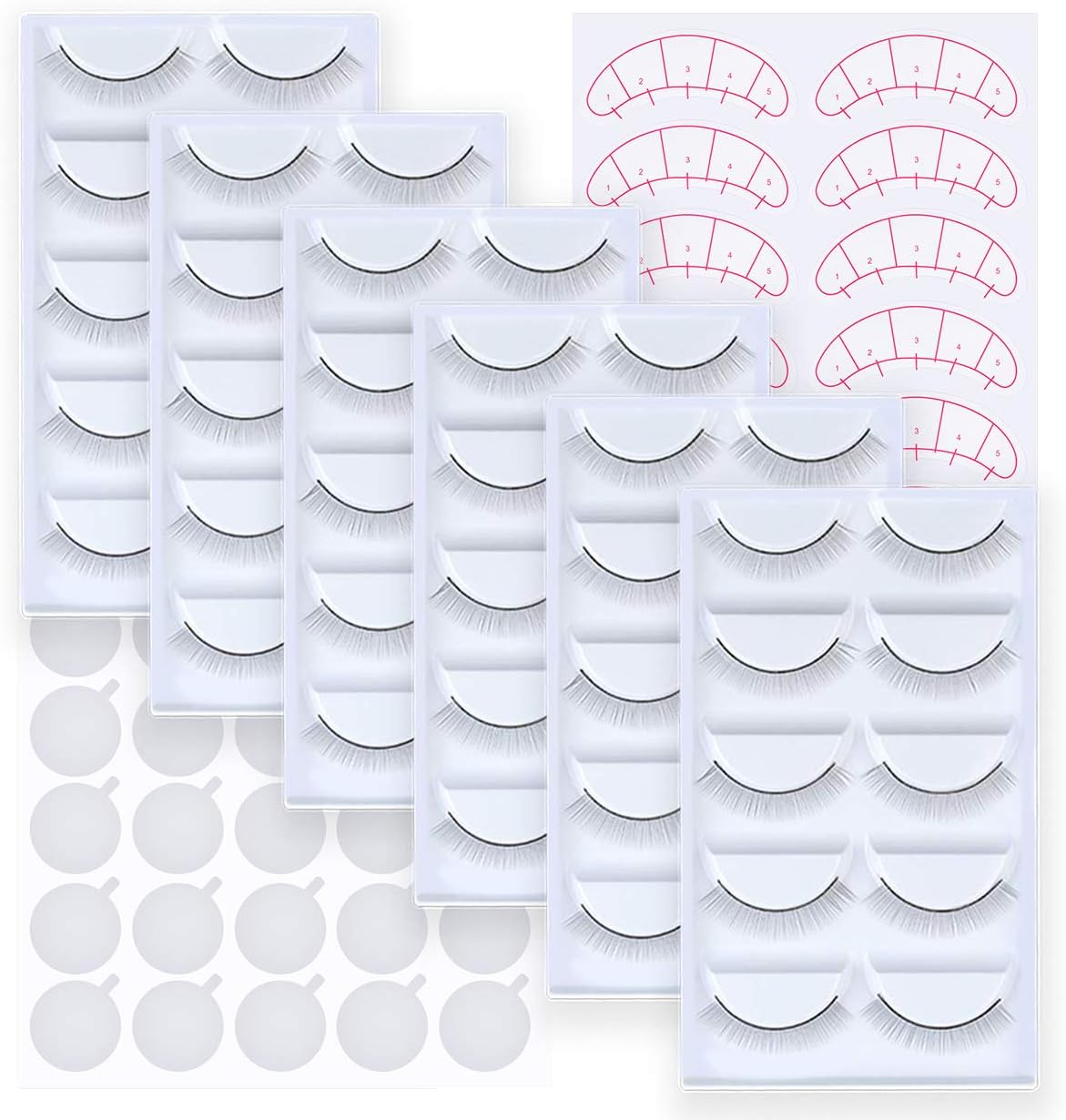 Amazon.com: 1 PC Lash Mapping Chart Eyelash Extension Beginner Training ...