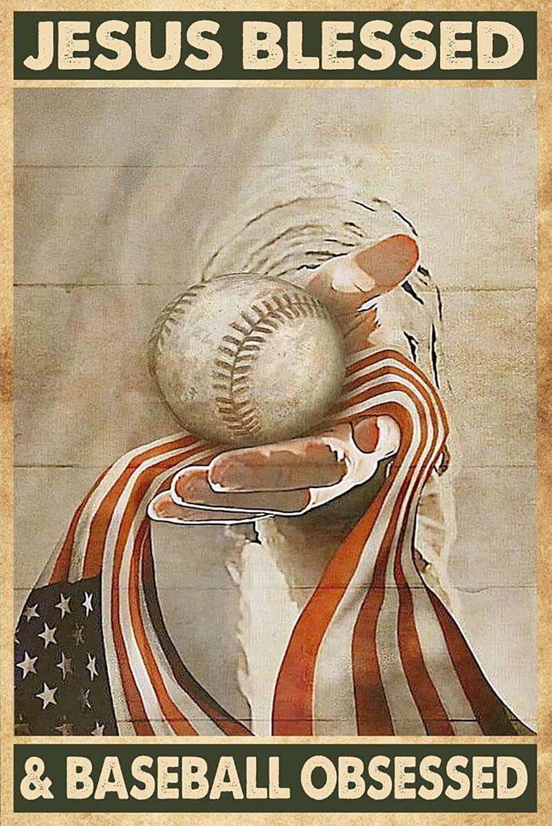 Jesus Playing Baseball Posters