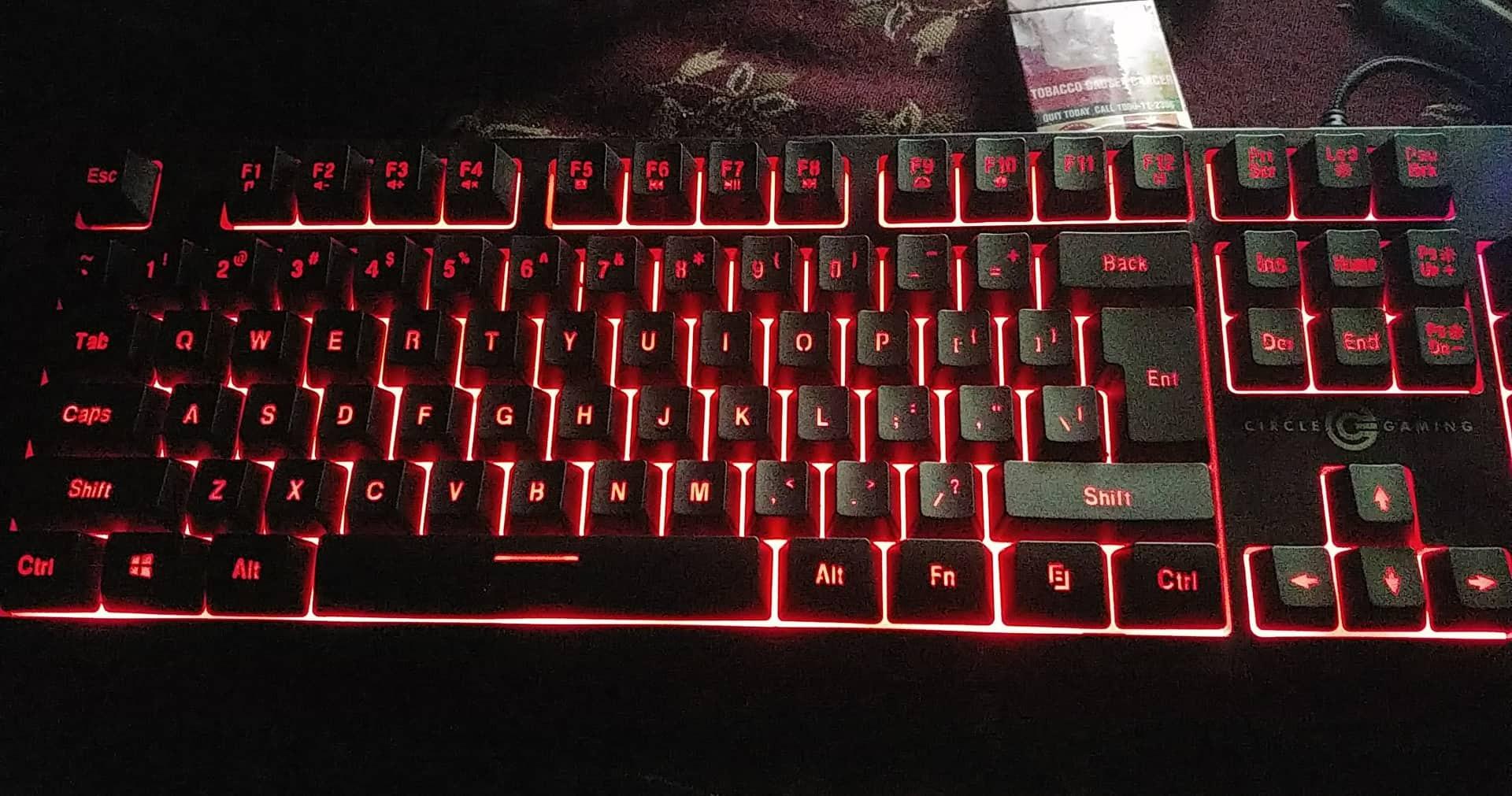 Amazon.in: Buy Circle Battle Pro LED 7 Colour Backlit Gaming Keyboard ...