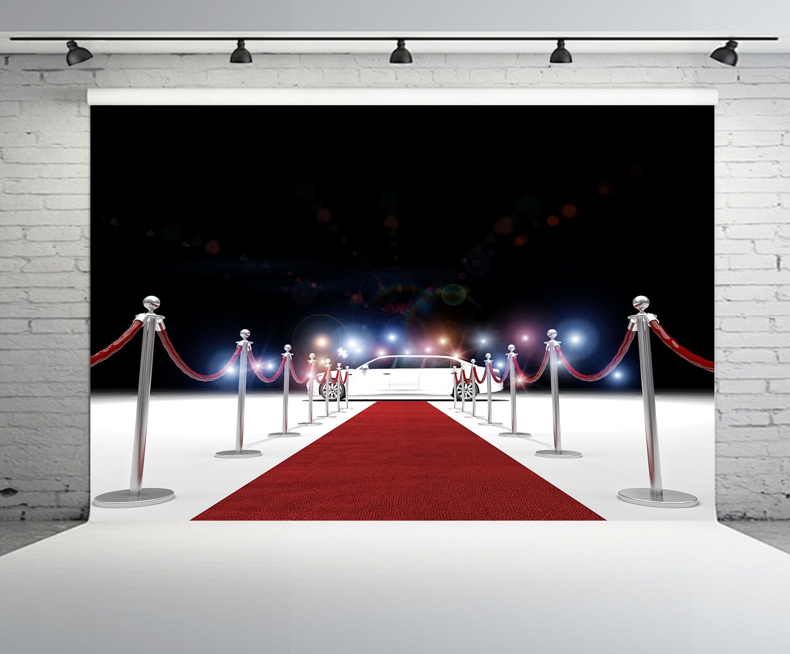 Red Carpet With Flashing Lights