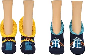 Amazon.com: Doctor Who 13th Doctor Socks Merchandise (2 Pair) - (Women ...