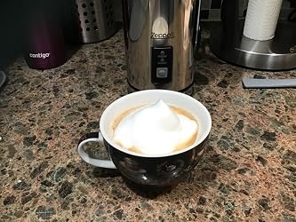 Zeppoli Milk Frother and Warmer - Electric Milk Steamer and Heater ...