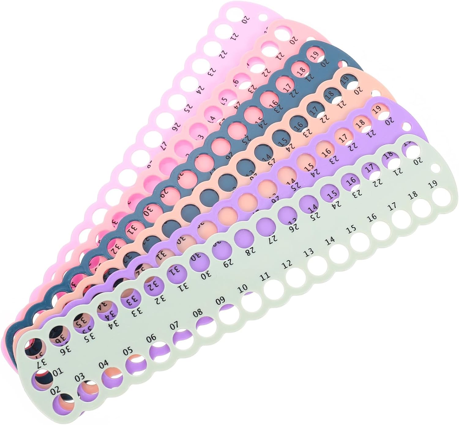 VILLFUL Cross Stitch Thread Organizer 6pcs Thread Holders Floss ...