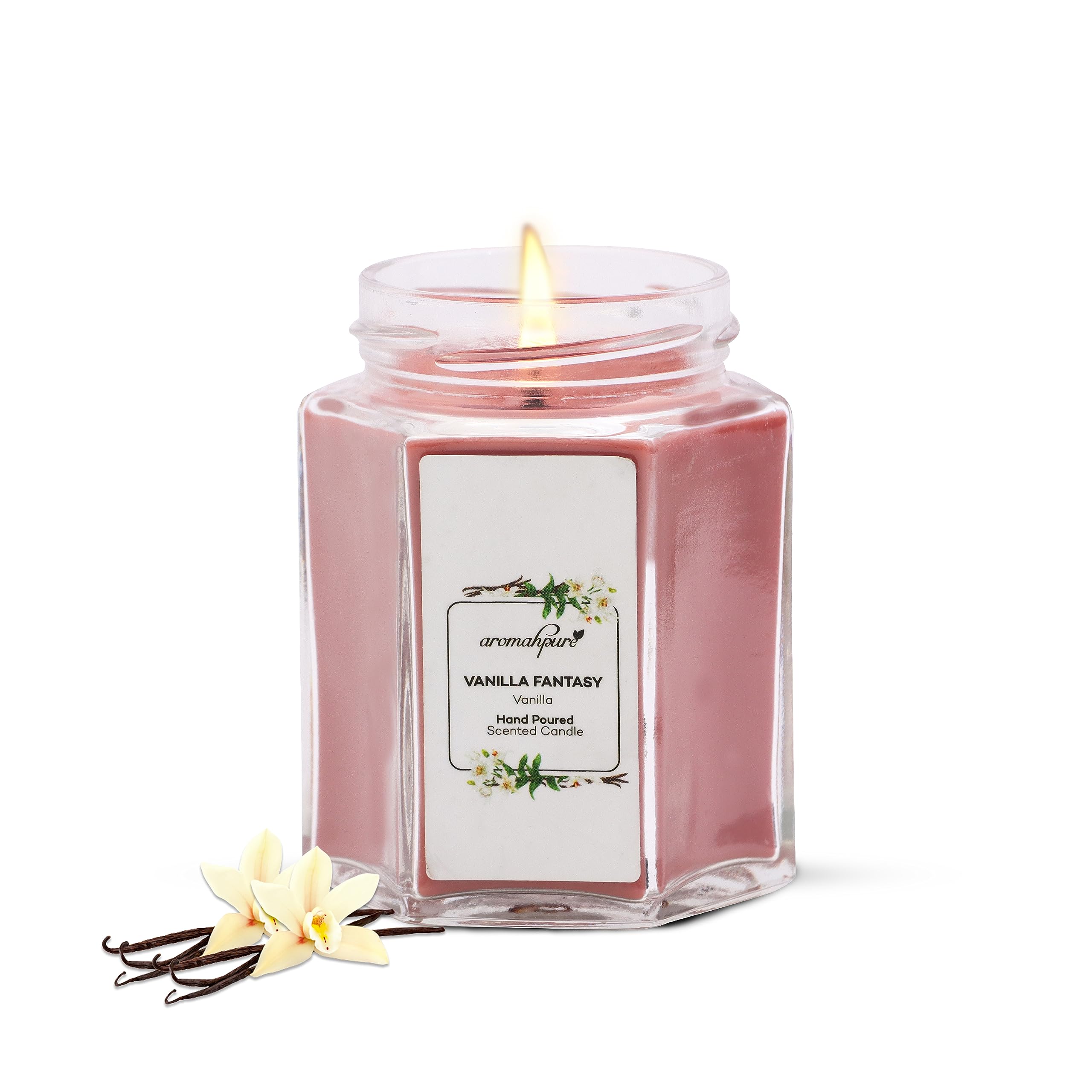 Aromahpure Scented Candle (48 hrs) (100% Soy Wax)- Handcrafted | Smoke ...