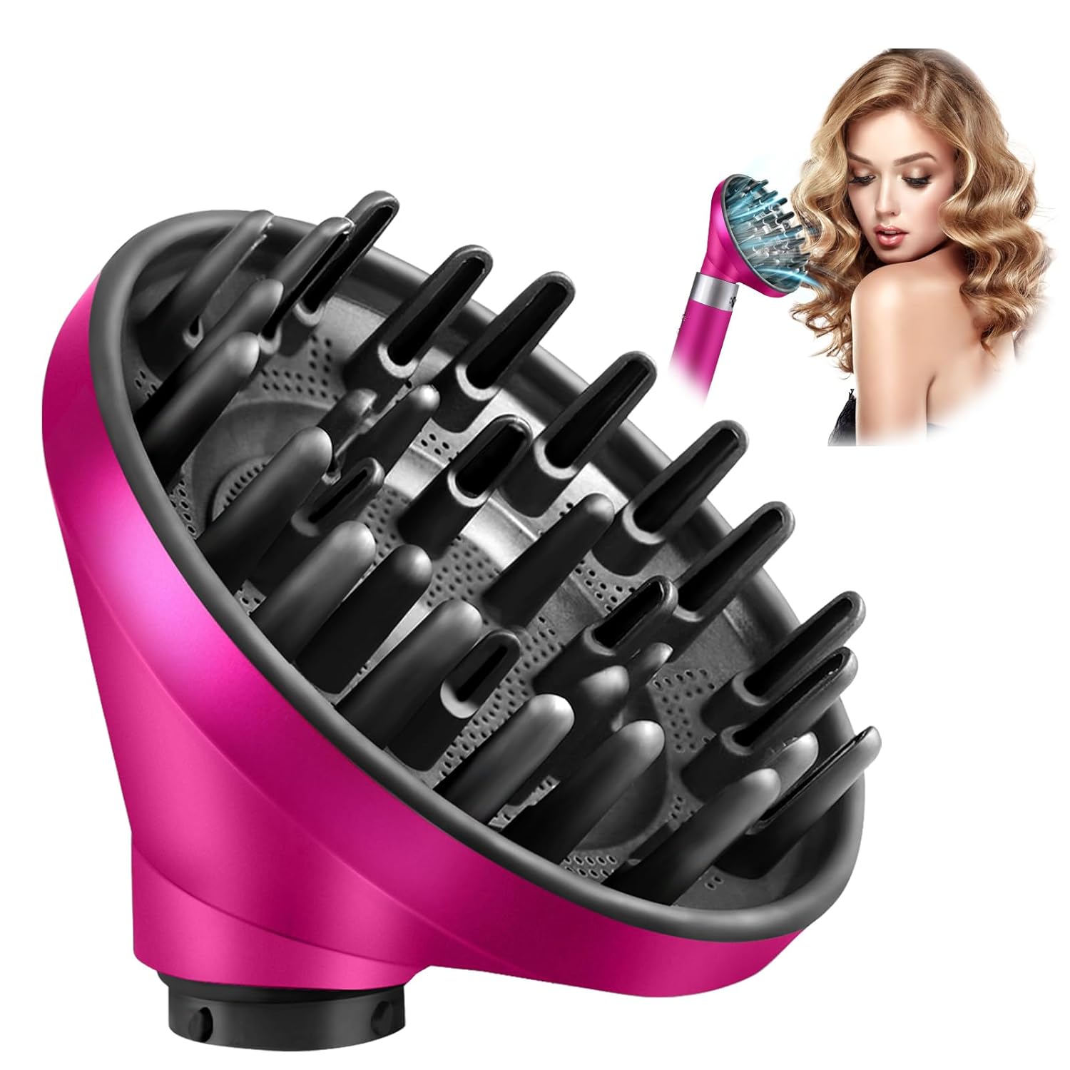 Amazon.com: Upgraded Diffuser Nozzle for Dyson Curling Iron Converting ...