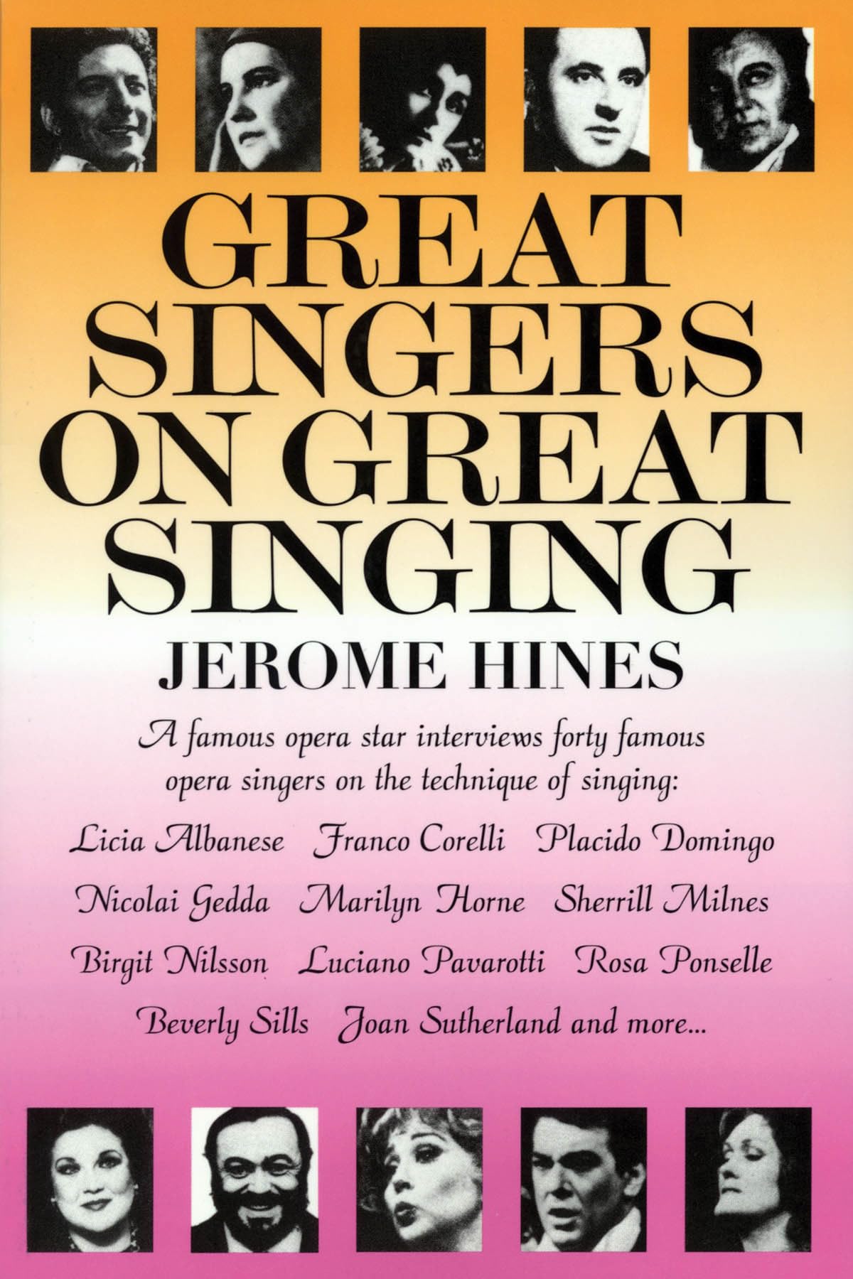 Great Singers on Great Singing: A Famous Opera Star Interviews 40 ...
