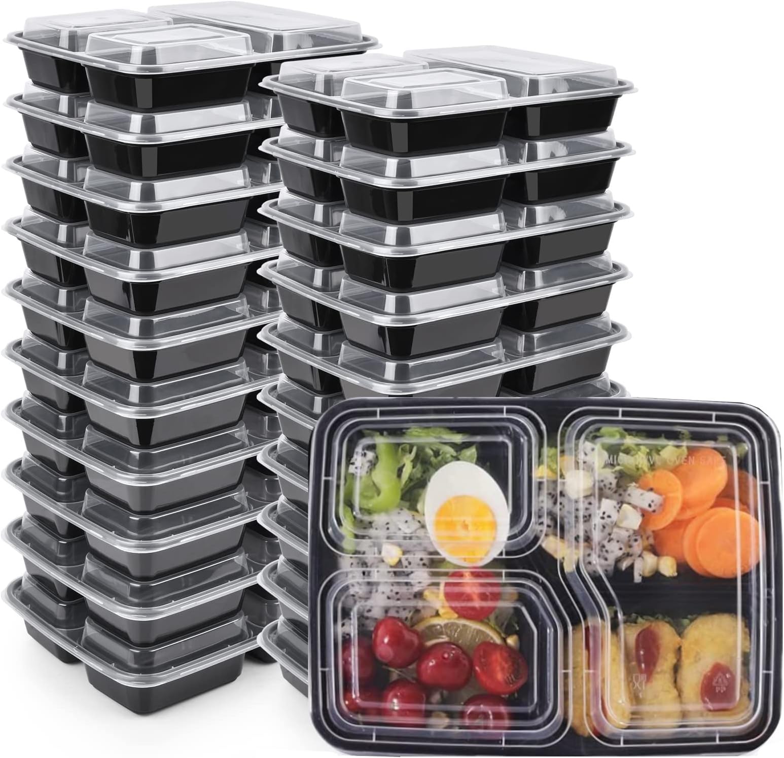 Rubbermaid EasyFindTaps, recipientes para preparación de comidas, 5.1 ...