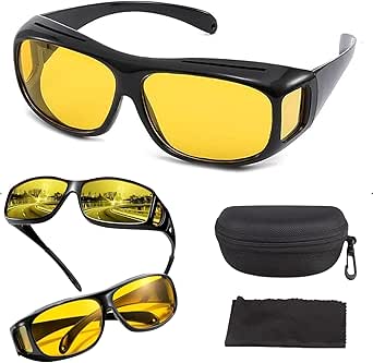 Amazon.com: Drive Bright - Night Driving Glasses, DriveBright Glasses ...