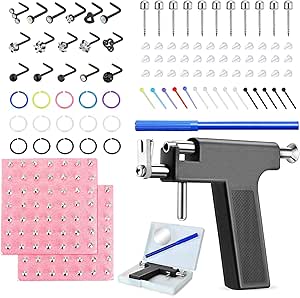 Amazon.com: JOYTOYOU 567PCS Reusable Body Piercing Gun Tool Set ...