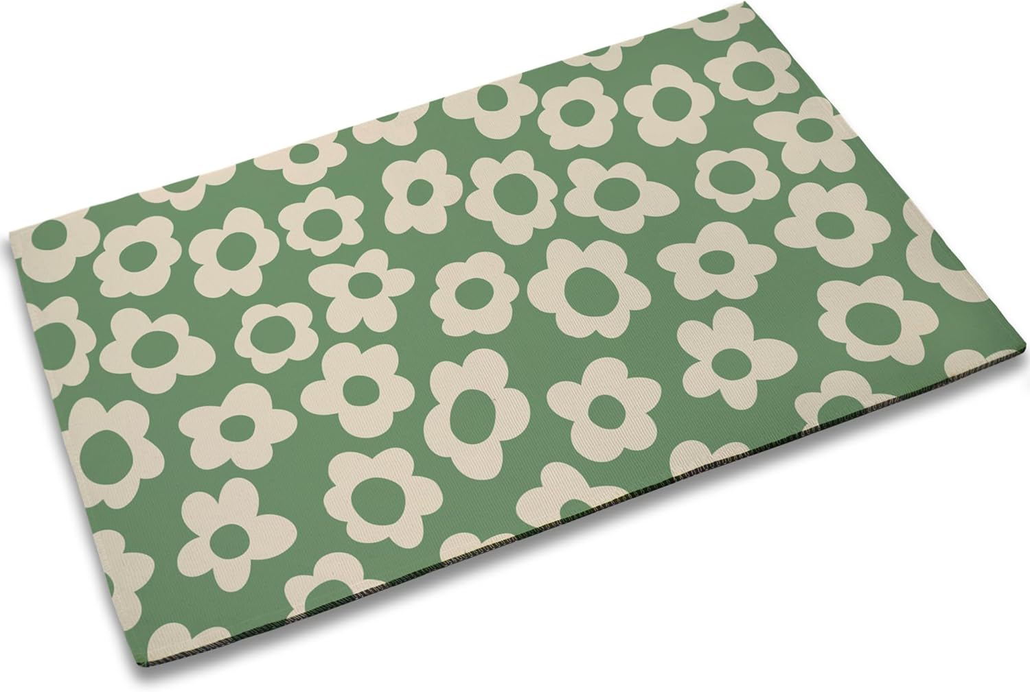 Amazon.com: TUBAMQ Vintage Groovy Flower Door Mat, 17 x 30 Inch Welcome ...