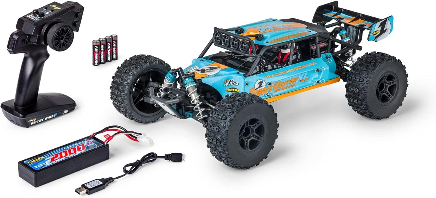 Carson 500404213 1:8 Desert Warrior XL 3.0 RTR Car, Off-Road, Includes ...