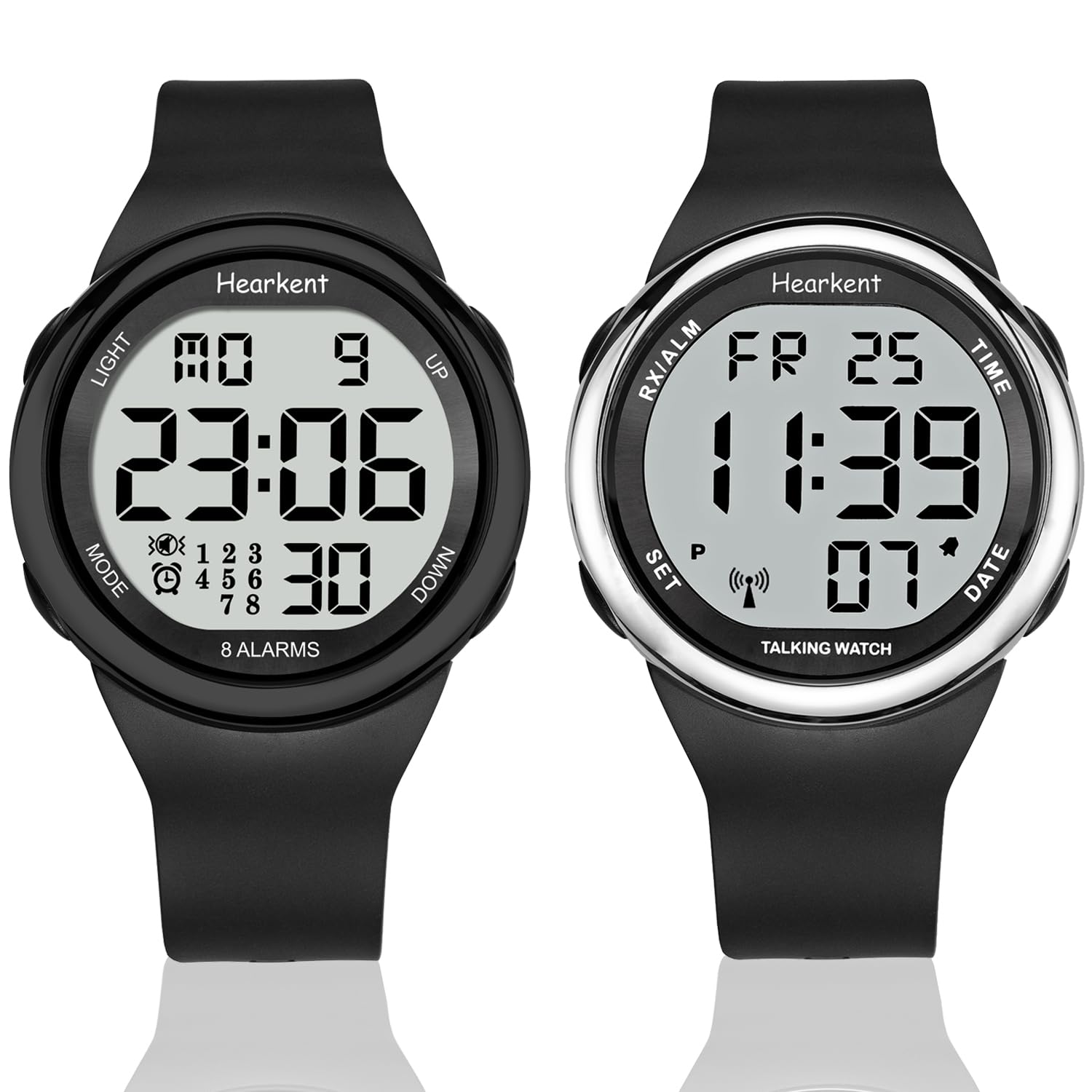 Amazon.com: A Talking Watch and A 8 Alarm Vibrating Watch Bundles ...
