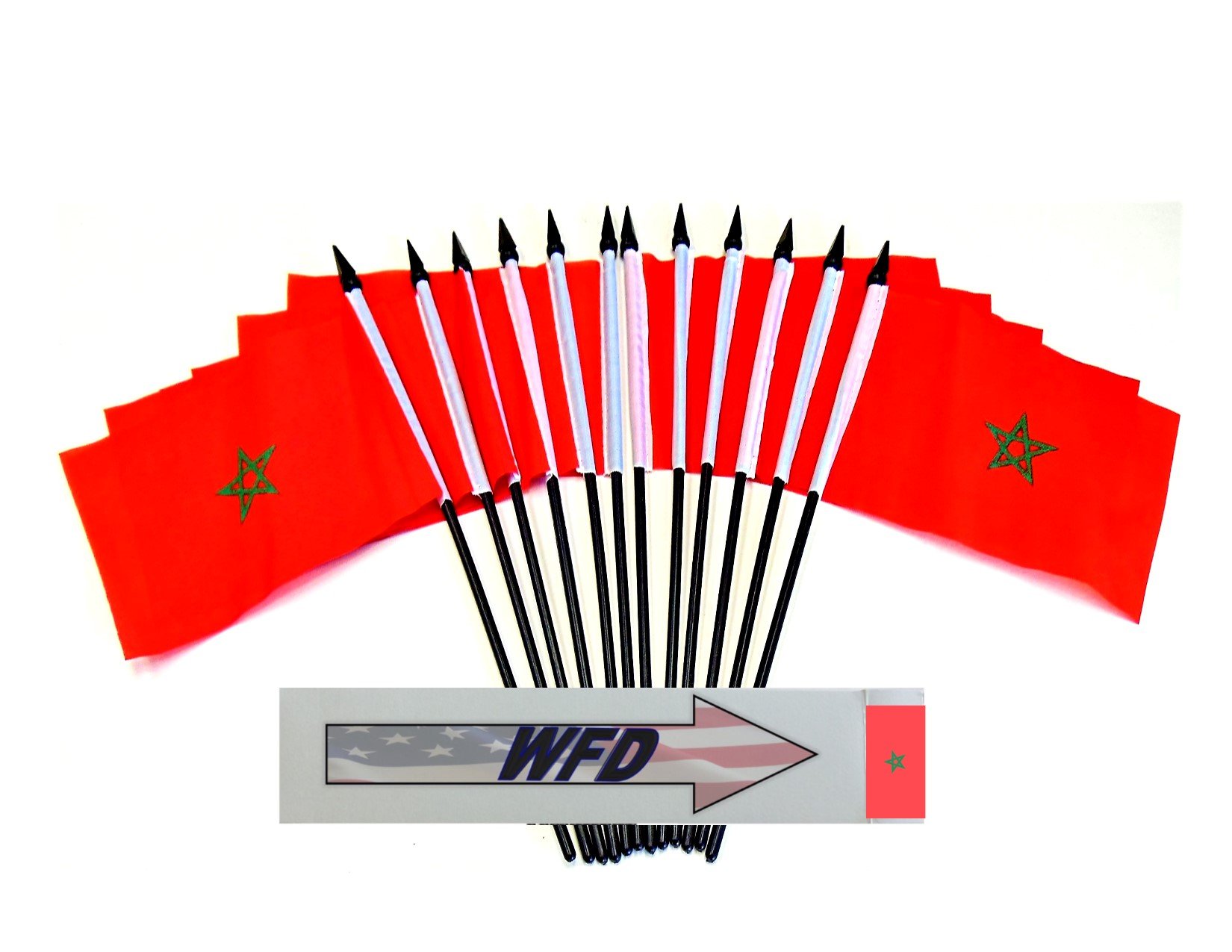 Amazon.com: Pack of 12 4"x6" International Polyester Miniature Office ...