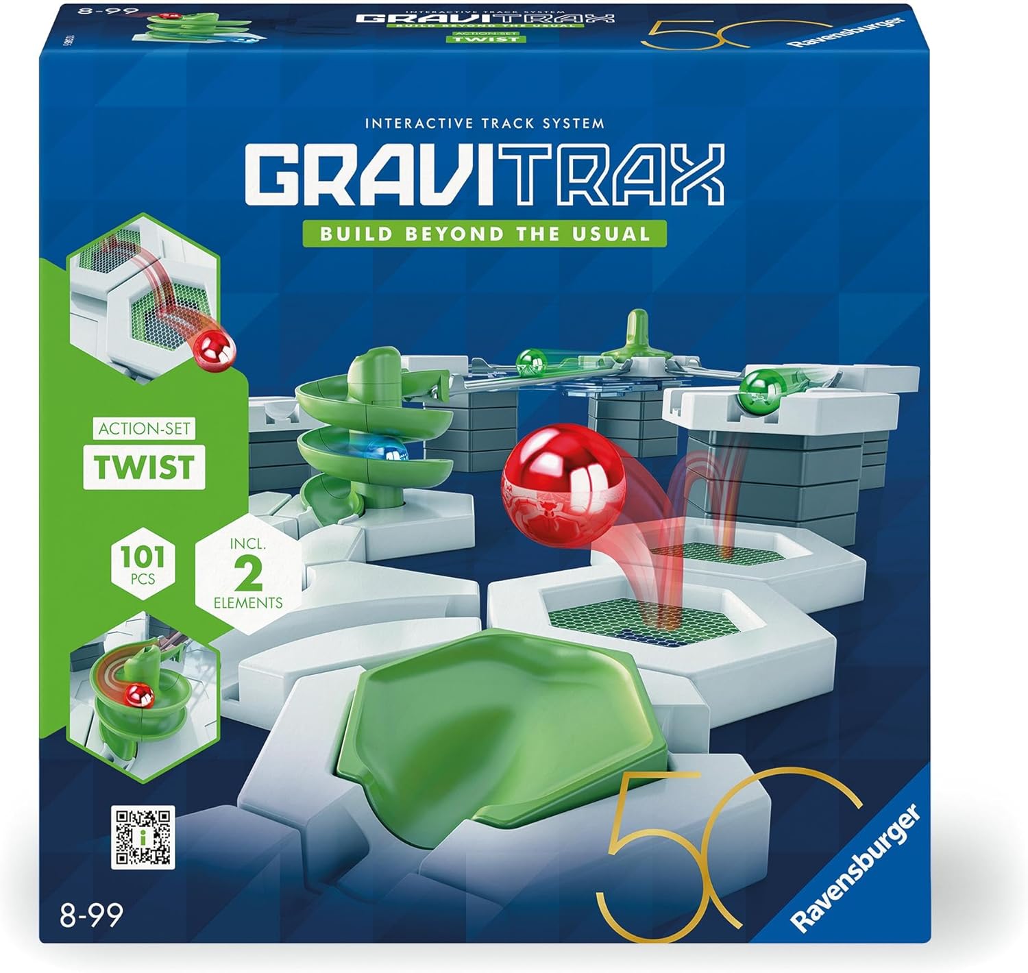 Ravensburger 24576 - GraviTrax Action-Set Twist - Sonderausgabe 50 ...
