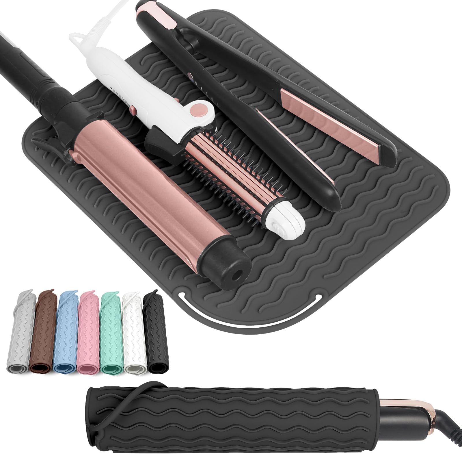 Amazon.com : WRORUNER Larger Size Silicone Heat Resistant Mat for ...