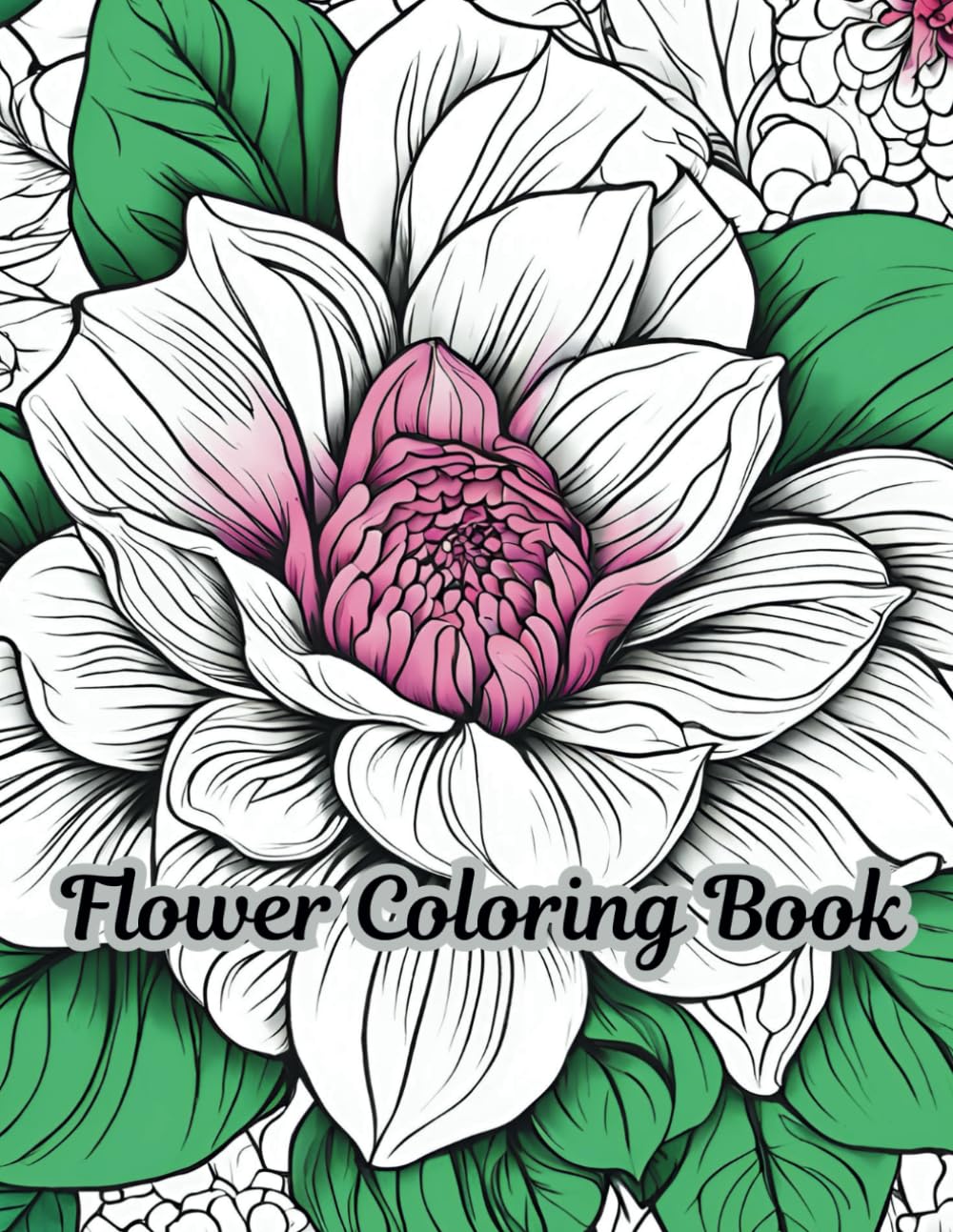 Amazon.com: Flower Coloring Book: 9798303110014: MaNaLeo: Books