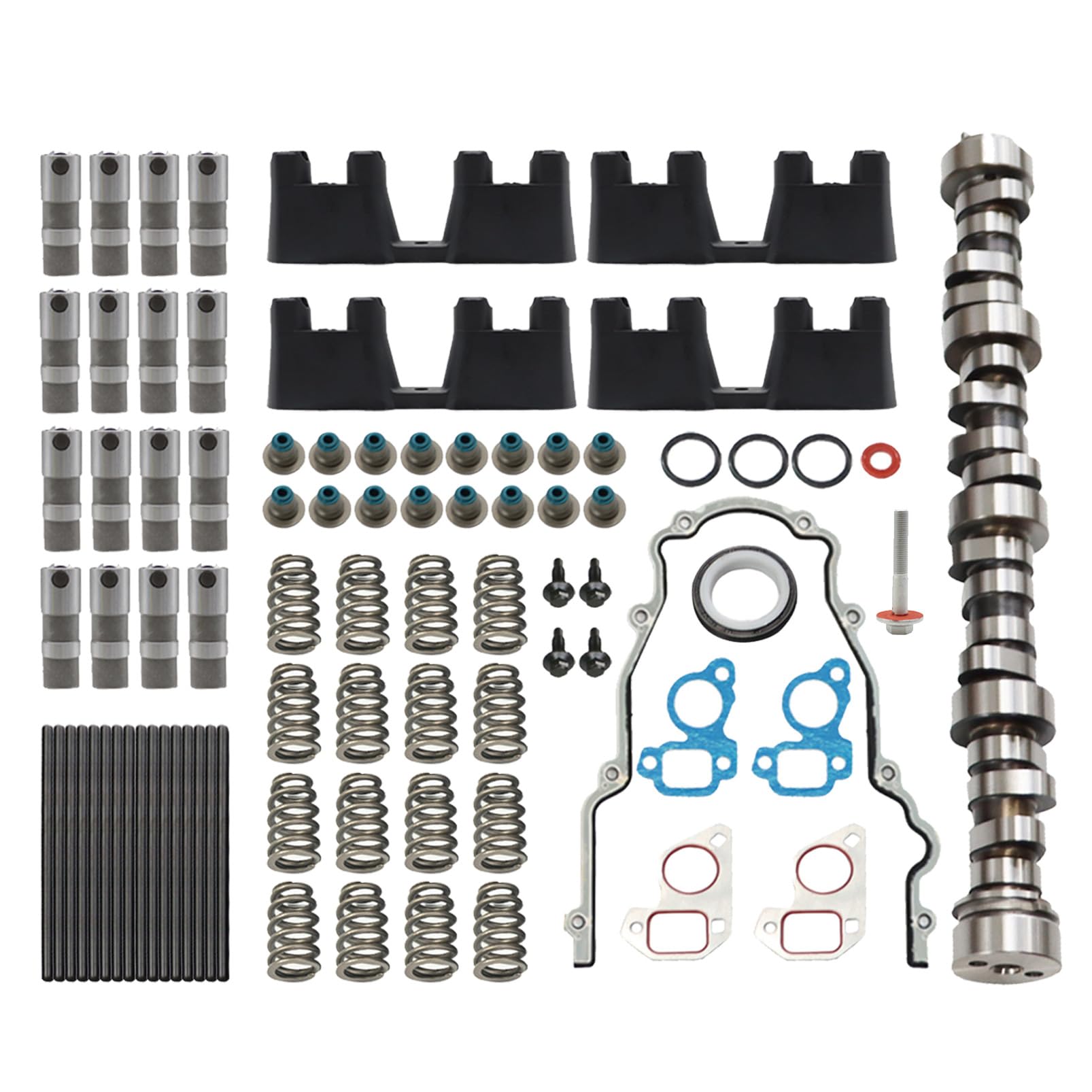 Amazon.com: Yunnergo Stage 2 Camshaft Springs Kit with Lifter Pushrods ...
