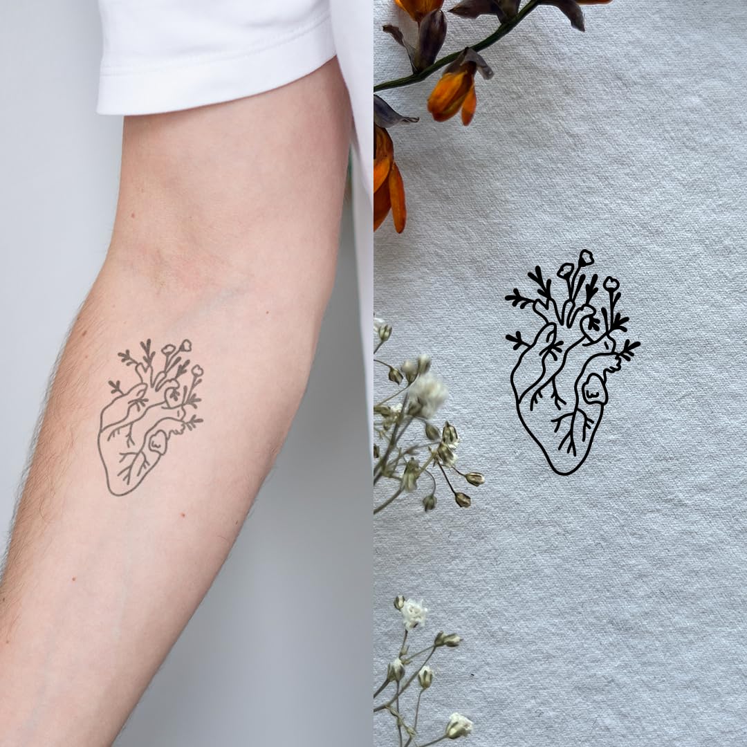 Echte Herz Tattoos