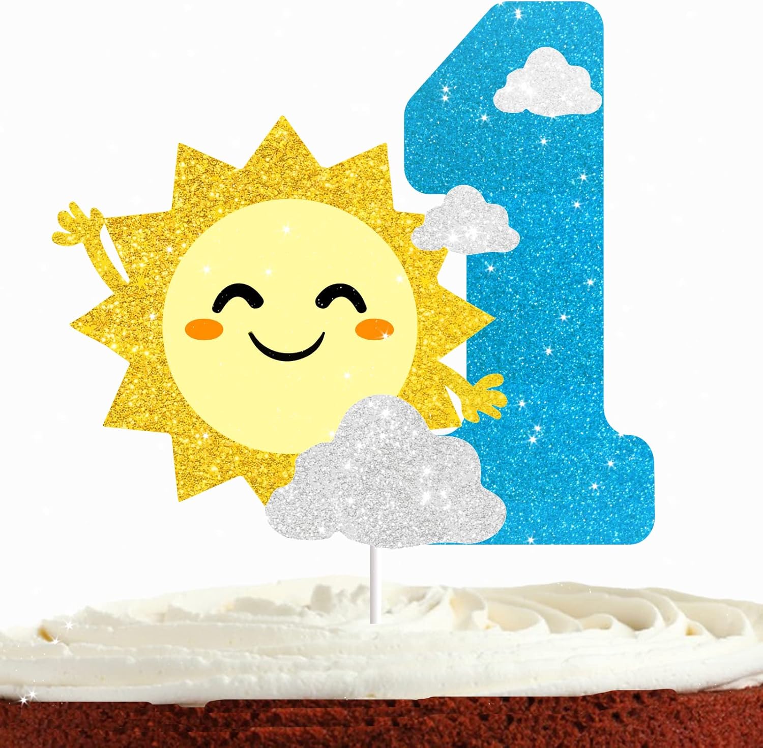 Amazon.com: Sun One Cake Topper for Boys Girls Baby Shower You Are My ...