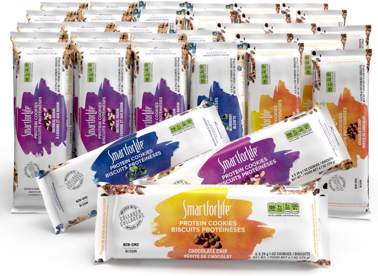 Smart for Life Protein Cookie Diet - Variety Pack - Chocolate Chip 2 ...