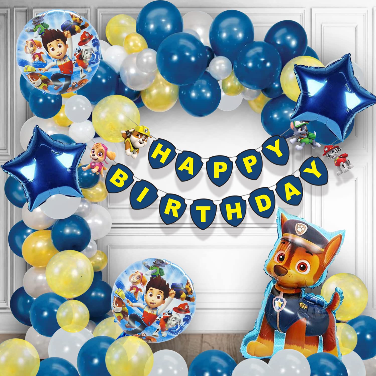 Buy Party Propz Paw Birthday Decoration- 53 Pcs, Paw Theme Birthday ...