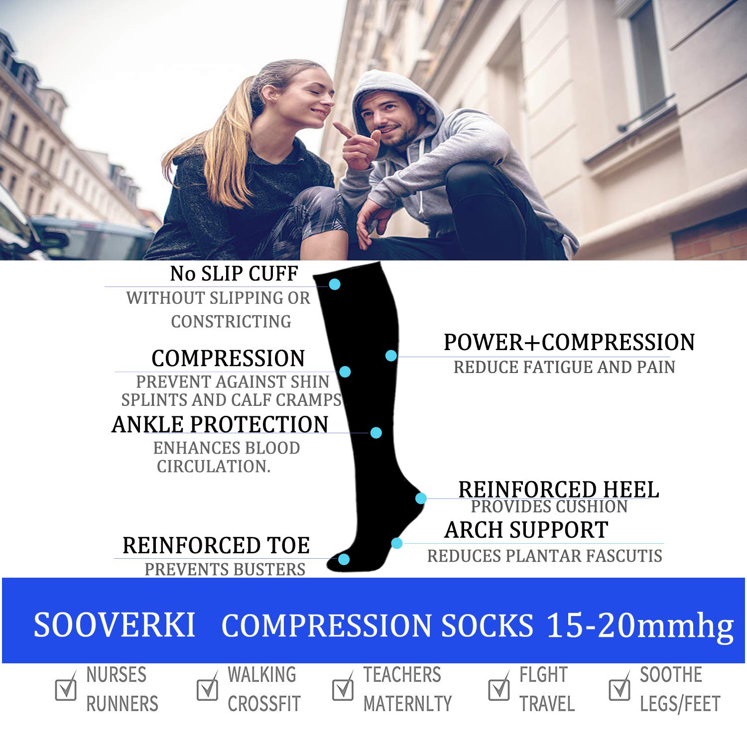 Snapklik.com : Compression Socks For Women And Men Circulation