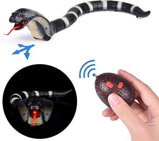 Amazon.com: FUN LITTLE TOYS Remote Control Snake Toy, Rechargeable RC ...