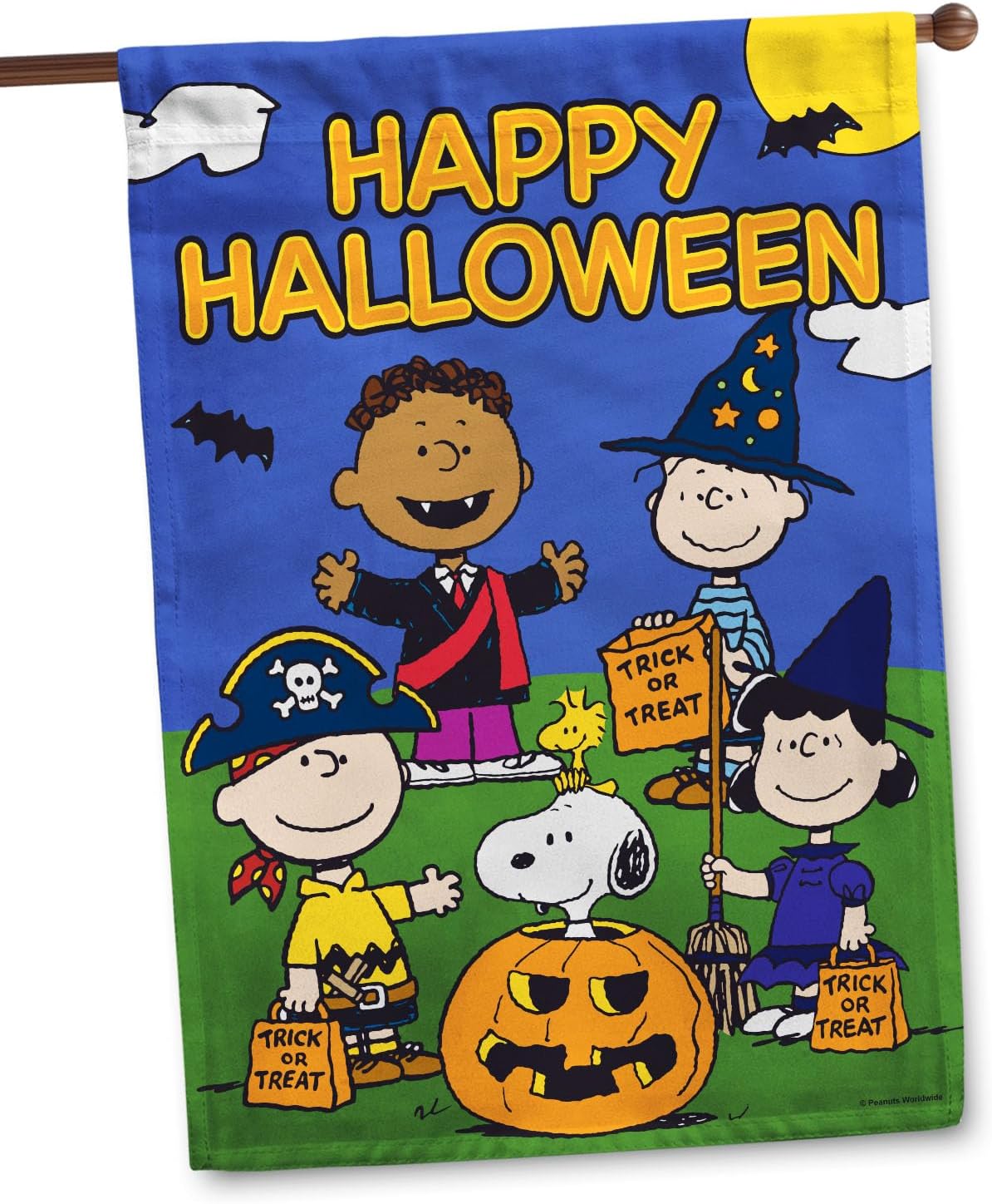Amazon.com : Flagology.com, PEANUTS®, PEANUTS® Welcome Great Pumpkin ...
