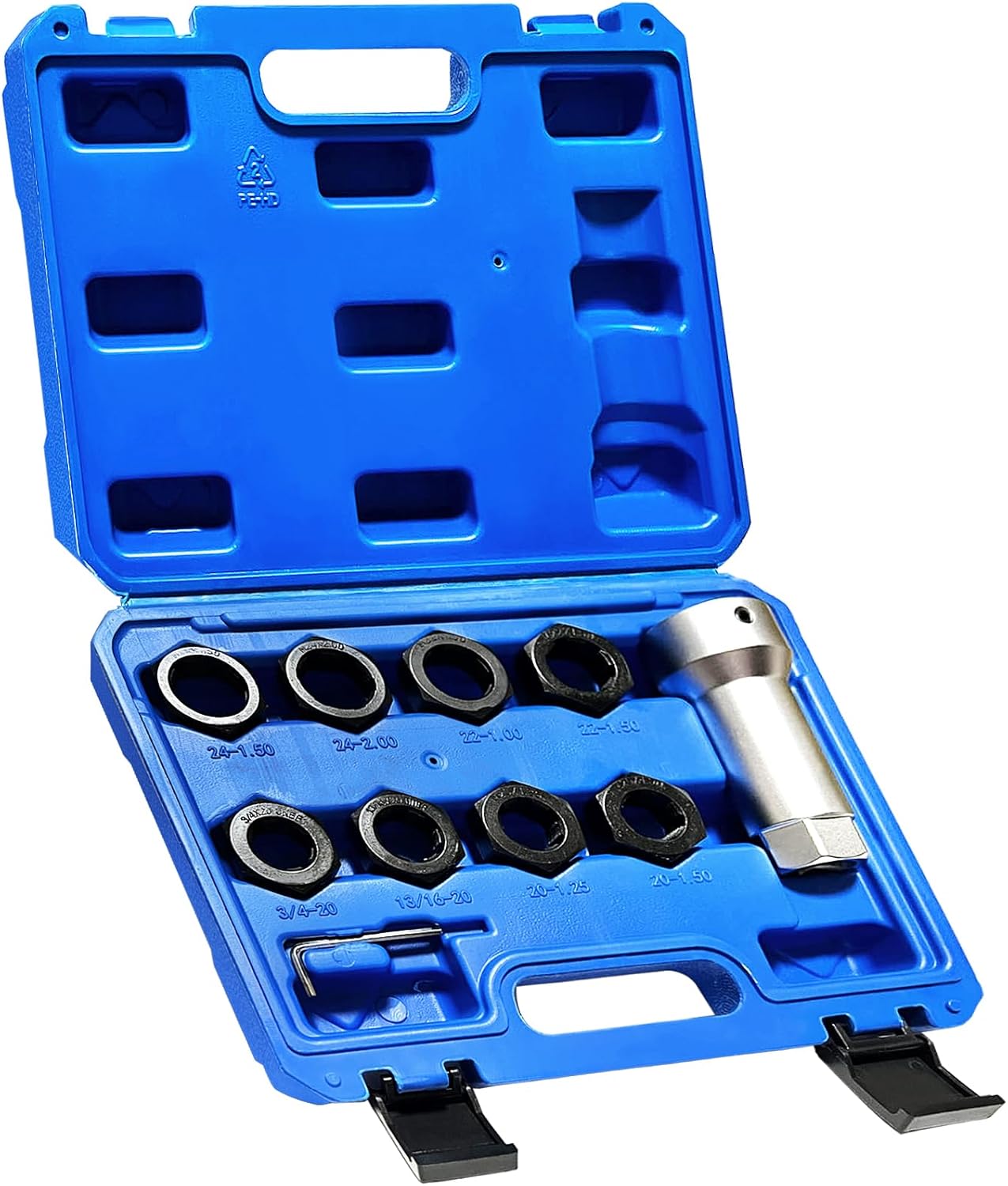 Amazon.com: PUWIGO 10 Piece Axle Spindle Threading Set, Thread Repair ...