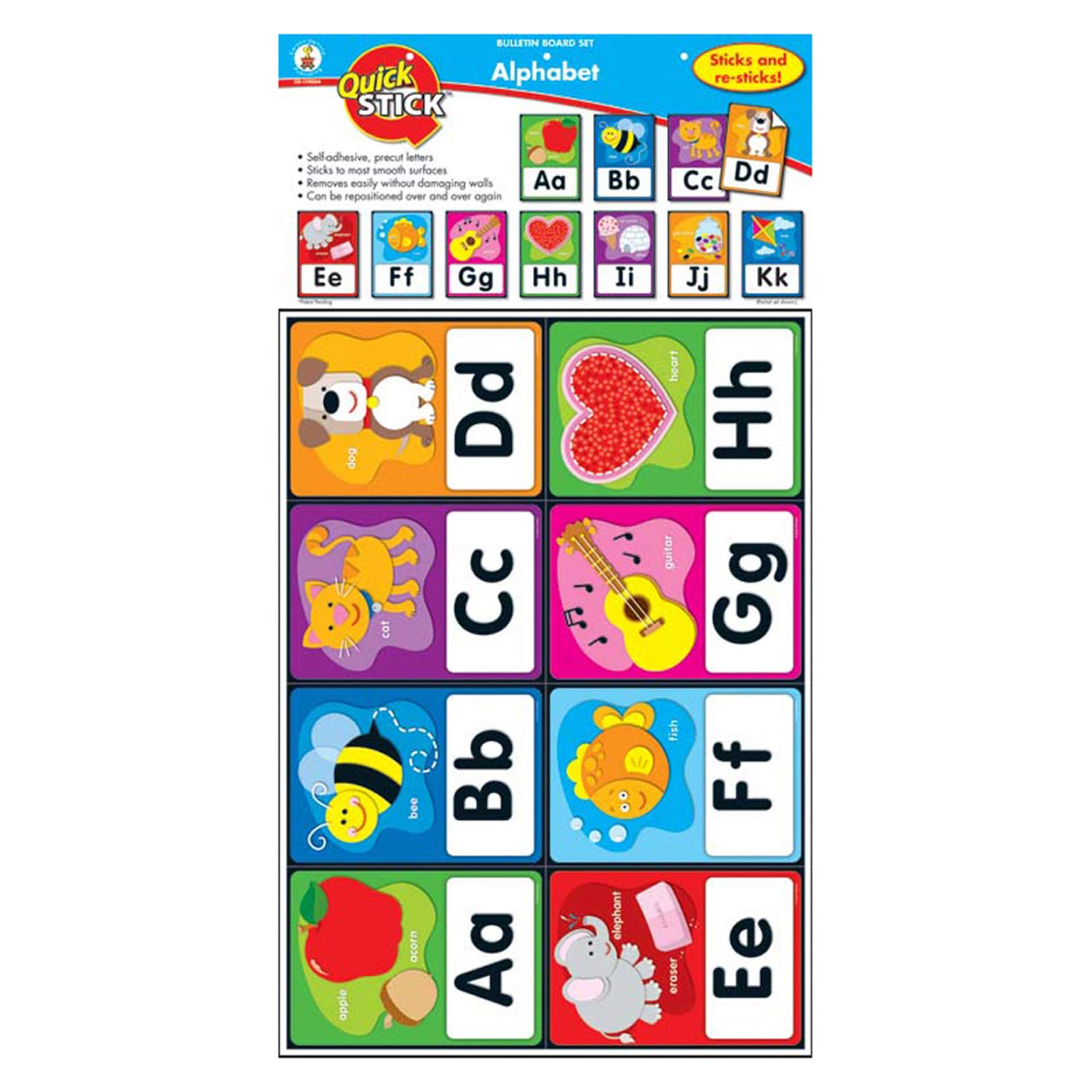 Carson Dellosa Alphabet Bulletin Board Set Quick Stick Self Adhesive carson-dellosa-alphabet-bulletin-board-set-quick-stick-self-adhesive