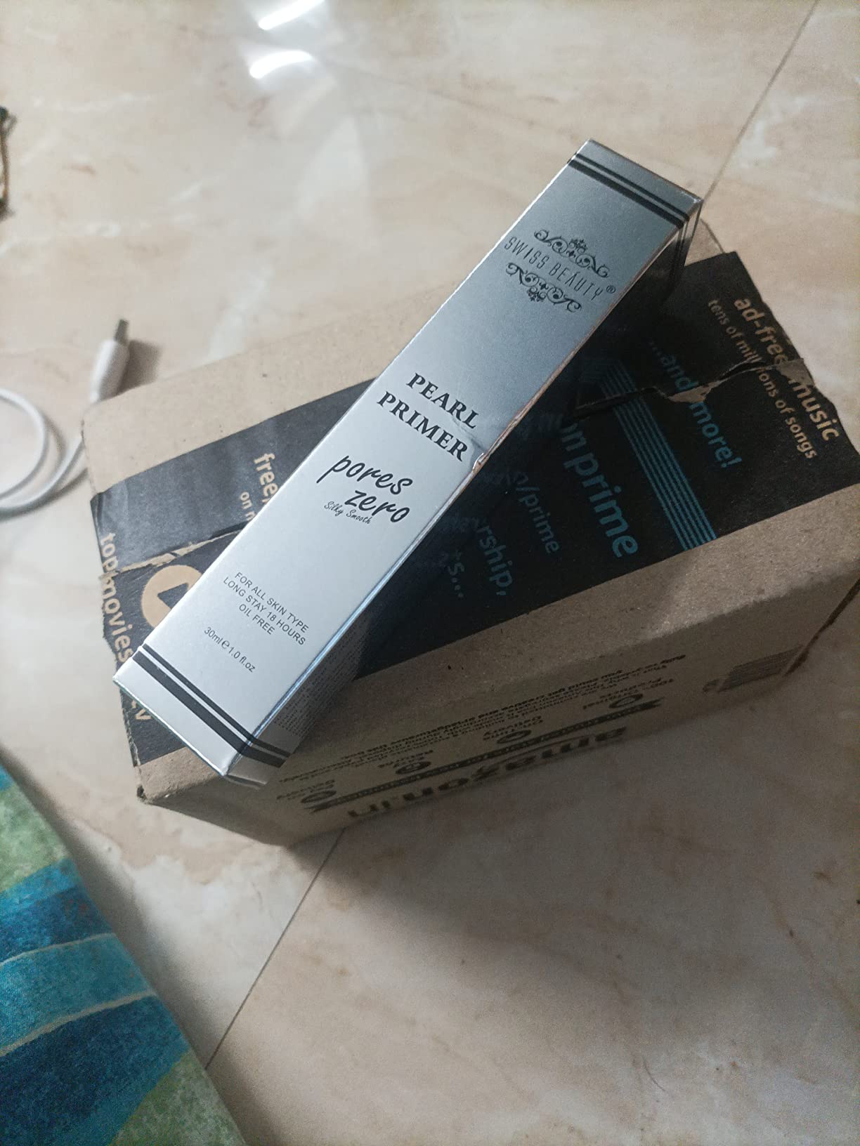 Swiss Beauty Pearl Primer, Prime Light, Face Makeup, Pearl-Pores, 30ml ...