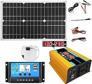 OLONETO 4000W Solar Generator Kit 12V To 110V/220V Inverter With 30A ...