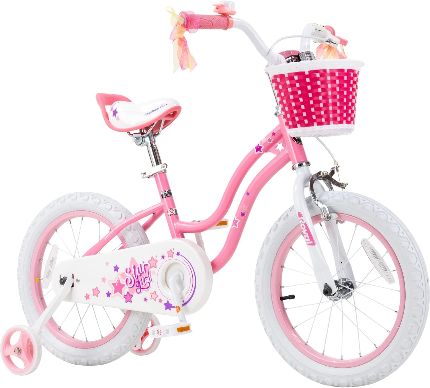 Amazon.com : RoyalBaby Stargirl Kids Bike 12 Inch Girls Bicycle for ...